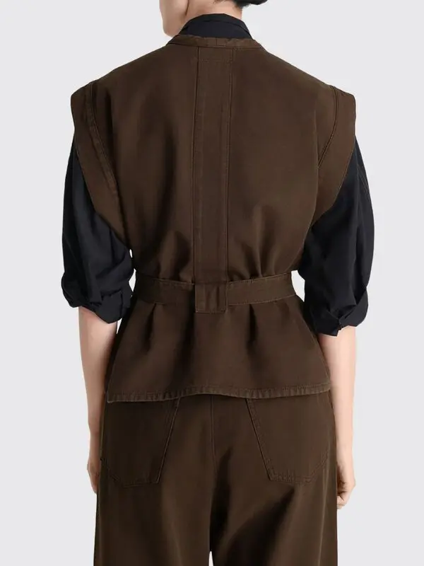 LEMAIRE Sleeveless Top - Cocoa