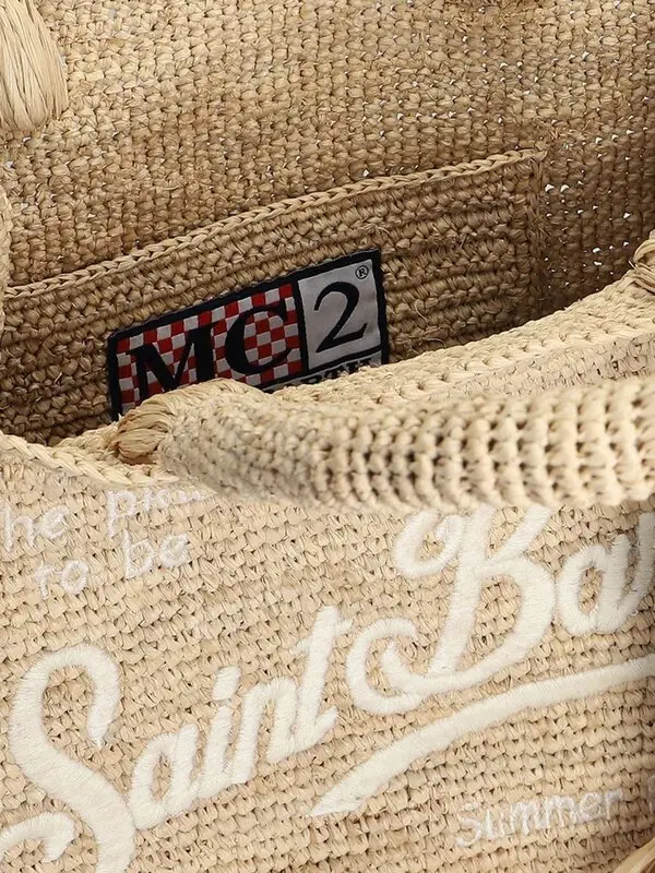 MC2 SAINT BARTH Raffia Handbag