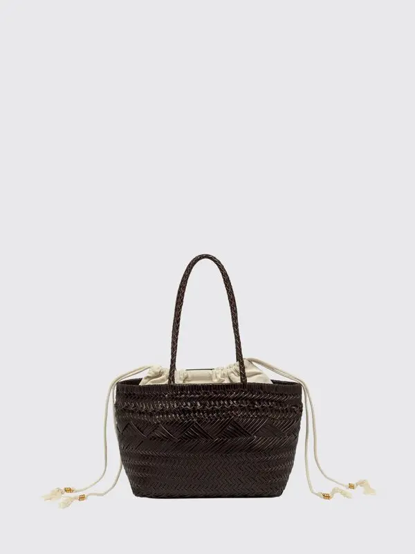 GIANNI CHIARINI Woven Shoulder Bag - Brown