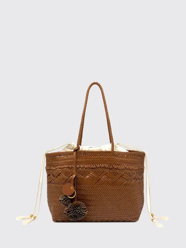 GIANNI CHIARINI Woven Tote Bag - Brown