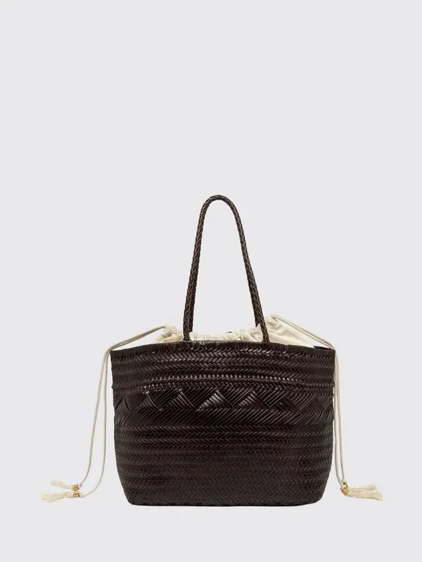 GIANNI CHIARINI Woven Tote Bag - Dark