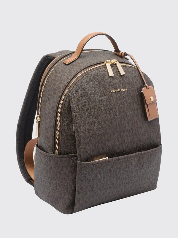 Michael Kors Monogram Backpack - Brown