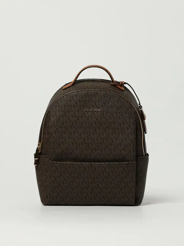 Michael Kors Monogram Backpack - Brown