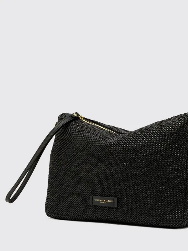 GIANNI CHIARINI Woven Clutch - Black