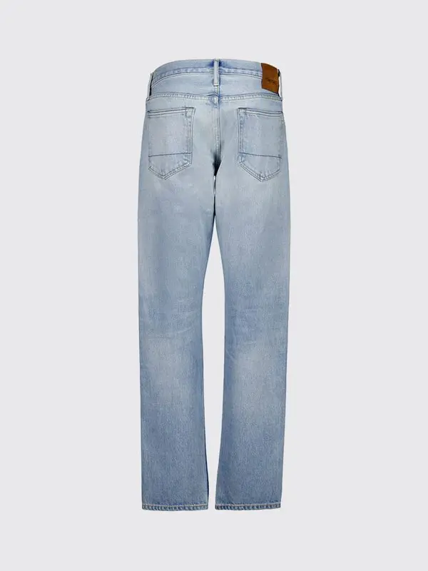 TOM FORD Cotton And Lyocell Straight Leg Jeans - Denim
