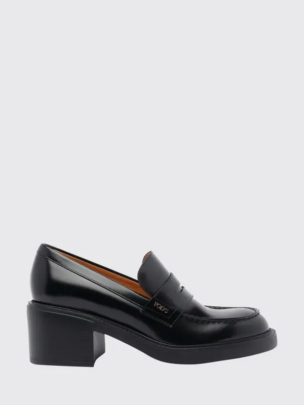 TOD'S Leather Loafers - Black