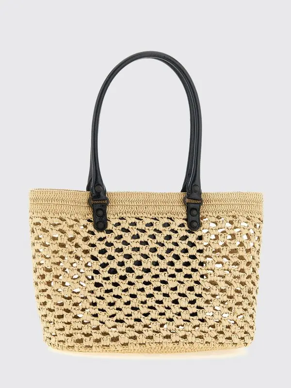 Balenciaga Woven Shoulder Bag - Beige