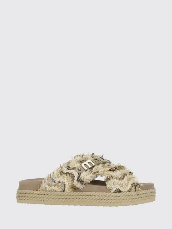 Mou Heeled Sandal - Beige
