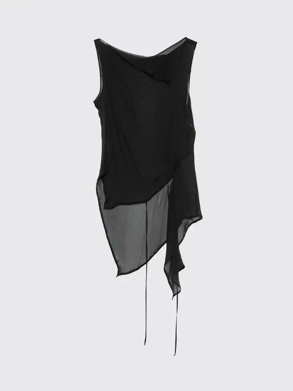 Paloma Wool Asymmetrical Draped Sheer Top