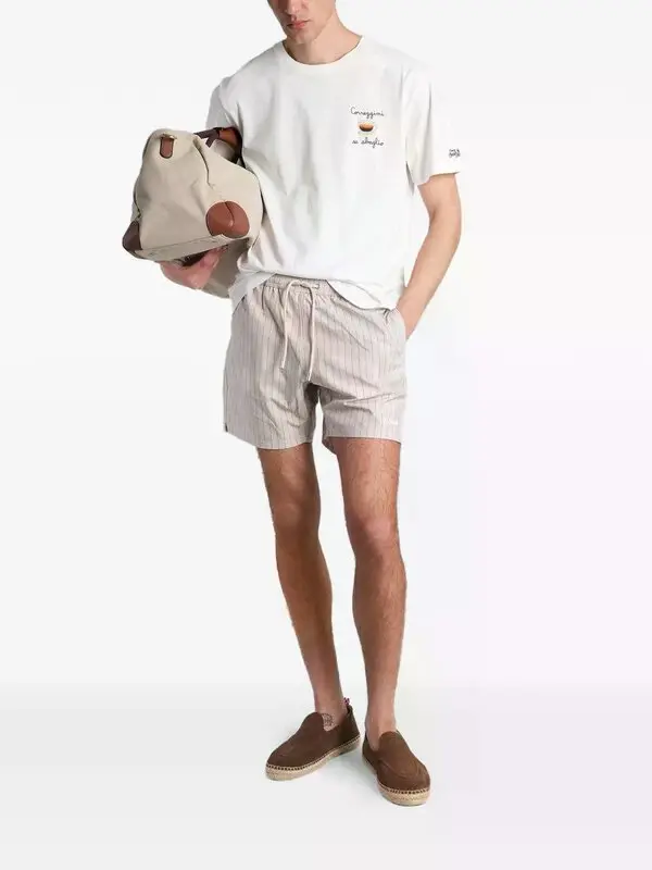 MC2 SAINT BARTH Pinstripe Swim Shorts