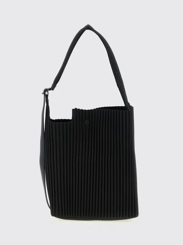 Issey Miyake Pleated Bag - Black