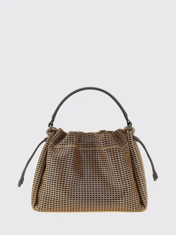 Brunello Cucinelli Drawstring Handbag - Brown