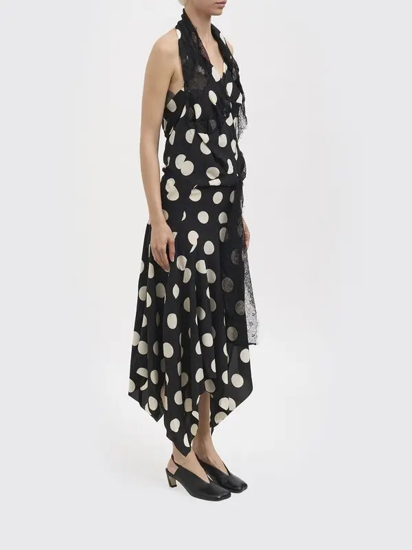Junya Watanabe Polka Dot Halterneck Dress