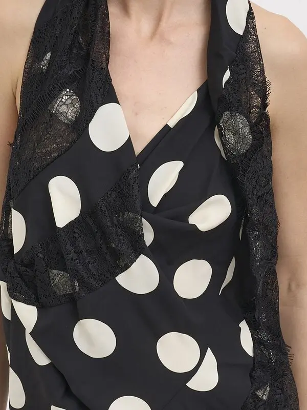 Junya Watanabe Polka Dot Halterneck Dress