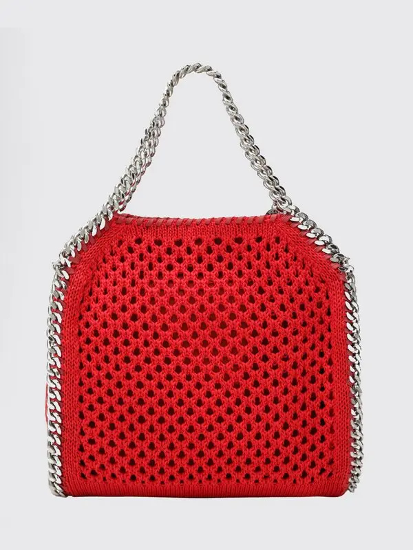 Stella McCartney Woven Shoulder Bag - Red