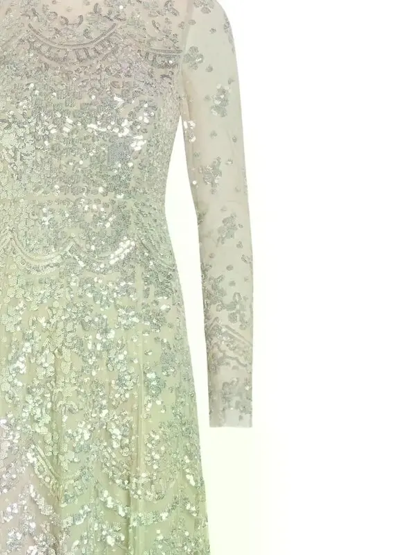 NEEDLE & THREAD Freya Sequin Maxi Dress