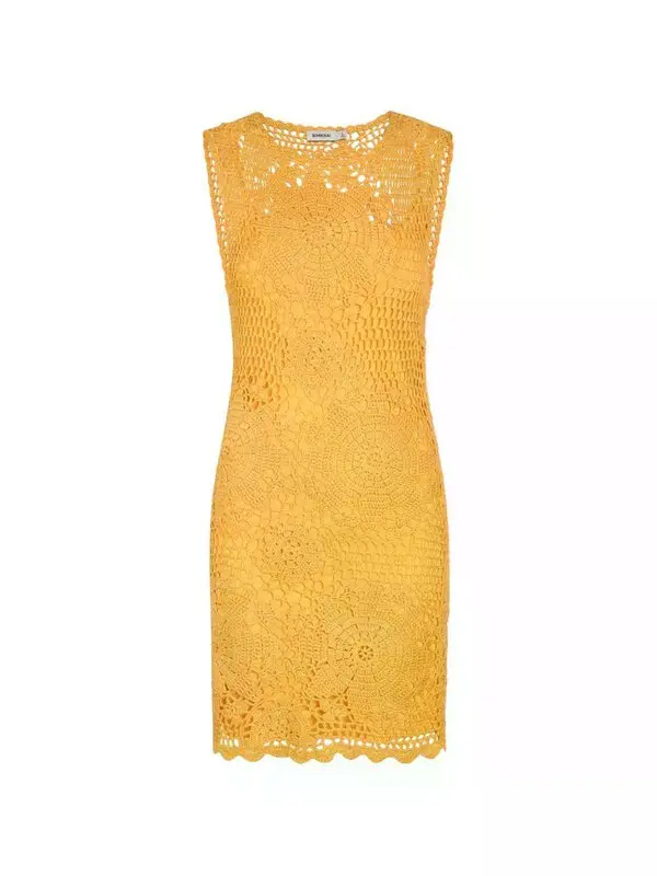 Simkhai Crochet-knit Sleeveless Mini Dress - Yellow