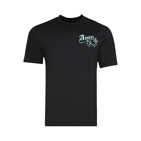 Amiri Bowling Tee - Black