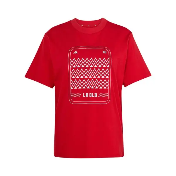 Adidas Mexico Home T-shirt 'better Scarlet - Red