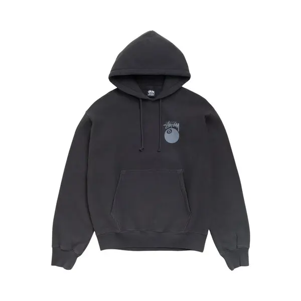StÜssy 8 Ball Hoodie - Black