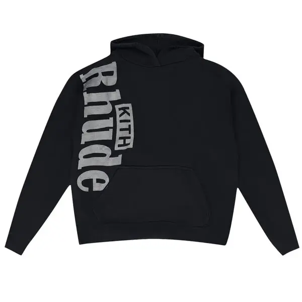 Rhude X Kith Hoodie - Black