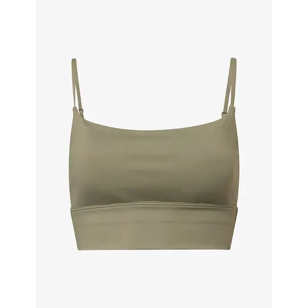 ADANOLA Ultimate Square-neck Sports Bra - Olive Green