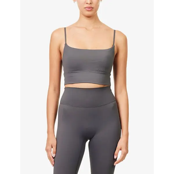 ADANOLA Ultimate Branded Stretch-woven Tank Bra