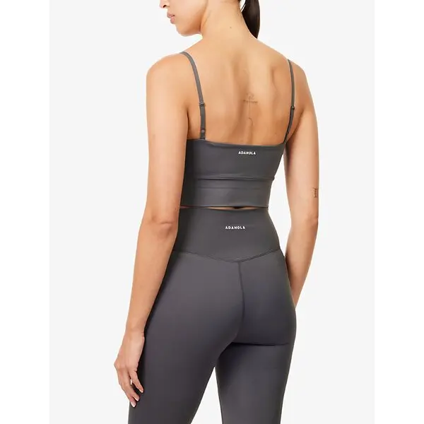 ADANOLA Ultimate Branded Stretch-woven Tank Bra
