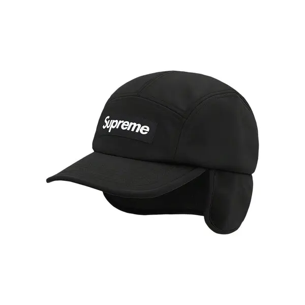 Supreme Windstopper Earflap Camp Cap - Black