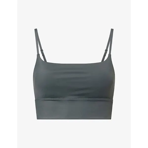 ADANOLA Ultimate Square-neck Sports Bra - Sea Green