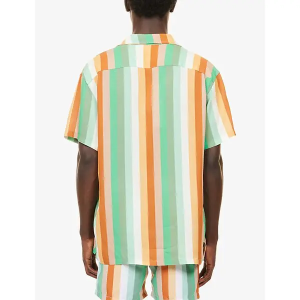 ARRELS BARCELONA Beach House Striped Woven Shirt