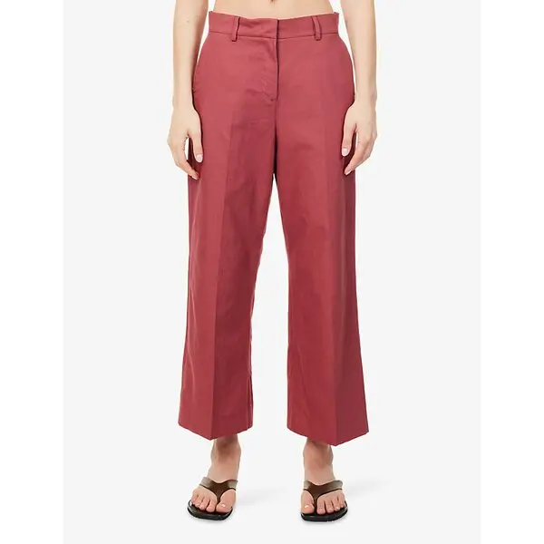 Max Mara Wide-leg Cropped Trousers