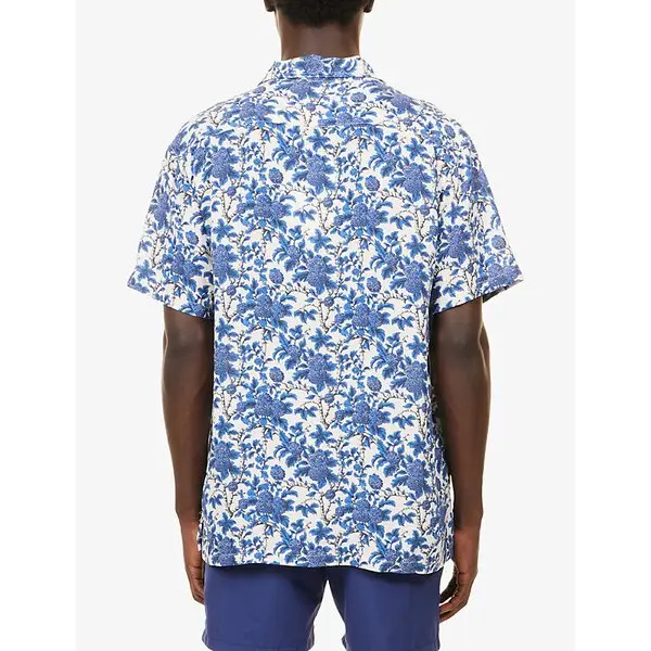 ARRELS BARCELONA Marmais Floral-print Woven Shirt