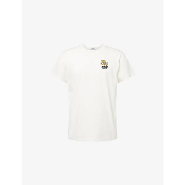 ARRELS BARCELONA X Cooper Stereo Crewneck Cotton-jersey T-shirt - White