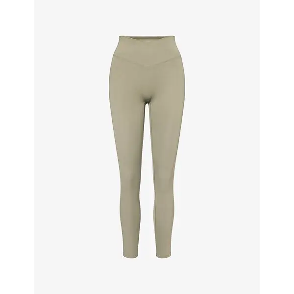 ADANOLA Ultimate Wrap Gym Leggings - Olive Green