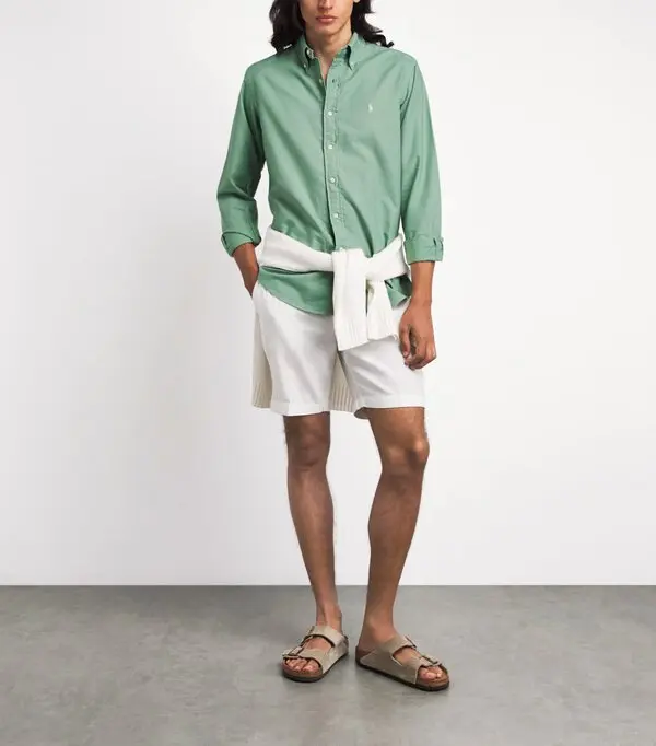 Polo Ralph Lauren Cotton Garment-dyed Oxford Shirt - Blue