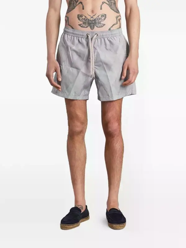 BALLANTYNE Argyle Pattern Swim Shorts