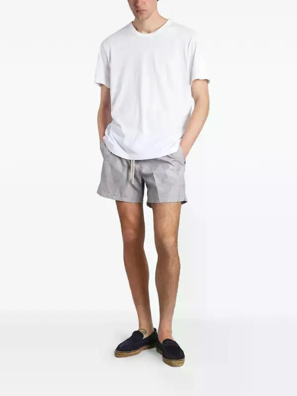 BALLANTYNE Argyle Pattern Swim Shorts