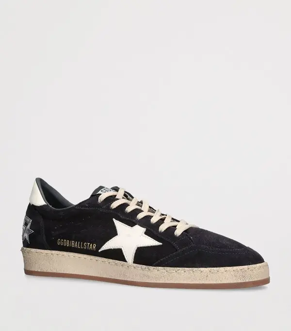 GOLDEN GOOSE Ballstar Low-top Suede Sneakers