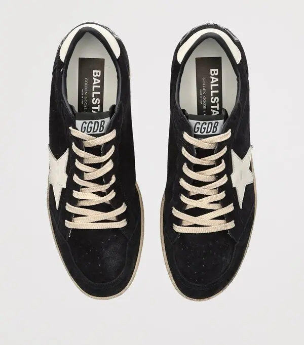 GOLDEN GOOSE Ballstar Low-top Suede Sneakers