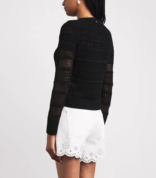ME+EM Open-stitch Cardigan