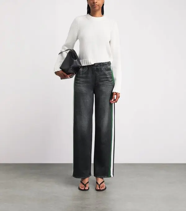 ME+EM Organic Cotton Essential Cropped Sweater