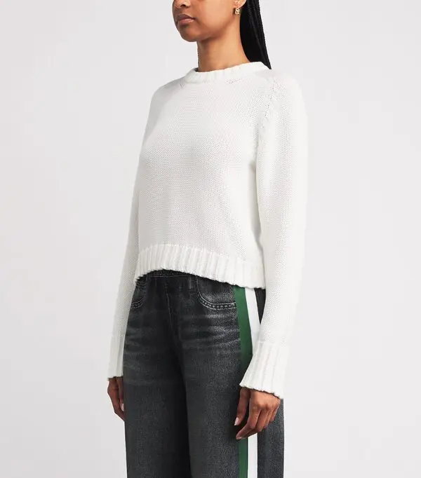ME+EM Organic Cotton Essential Cropped Sweater