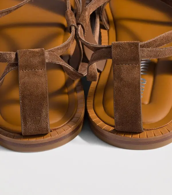 Miu Miu Suede Gladiator Sandals