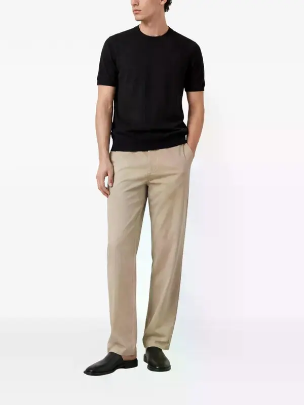 Alpha Studio Short-sleeved Knitted T-shirt