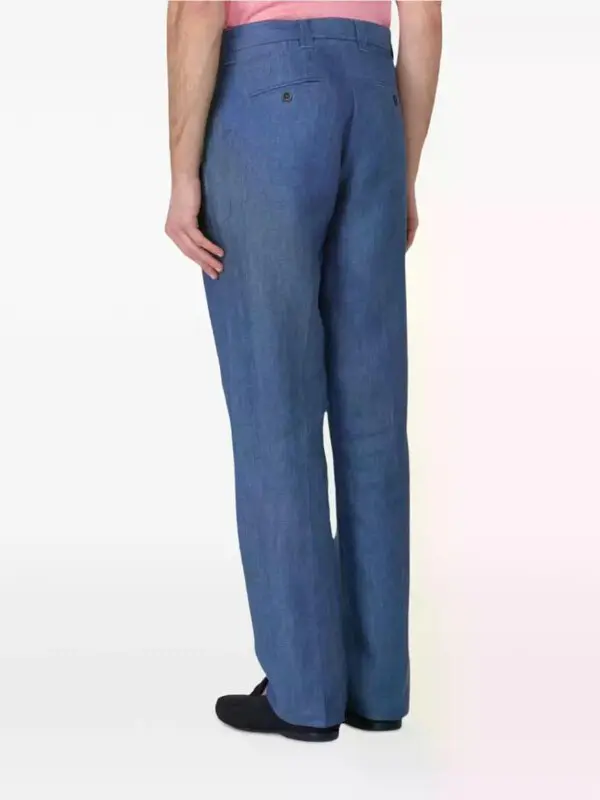 120% Lino Straight-leg Trousers