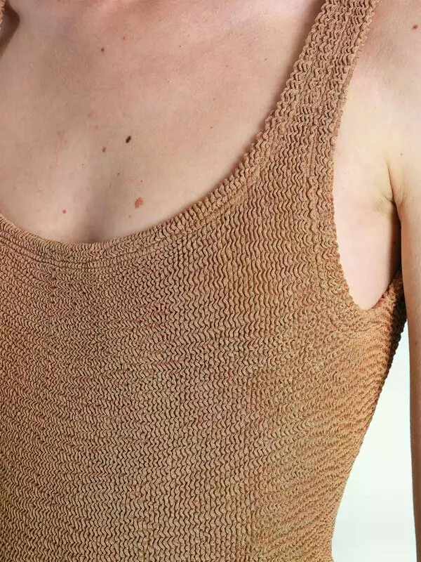 Hunza G Crinkle-effect Swimsuit