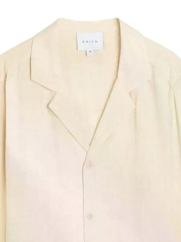 RAITH Long-sleeve Notched-collar Shirt