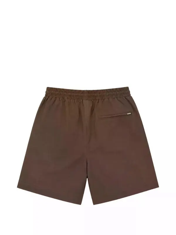 ALBERTO BRESCI Embroidered Motif Drawstring Shorts