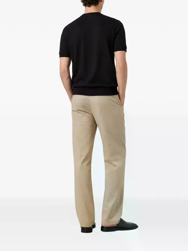Alpha Studio Short-sleeved Knitted T-shirt